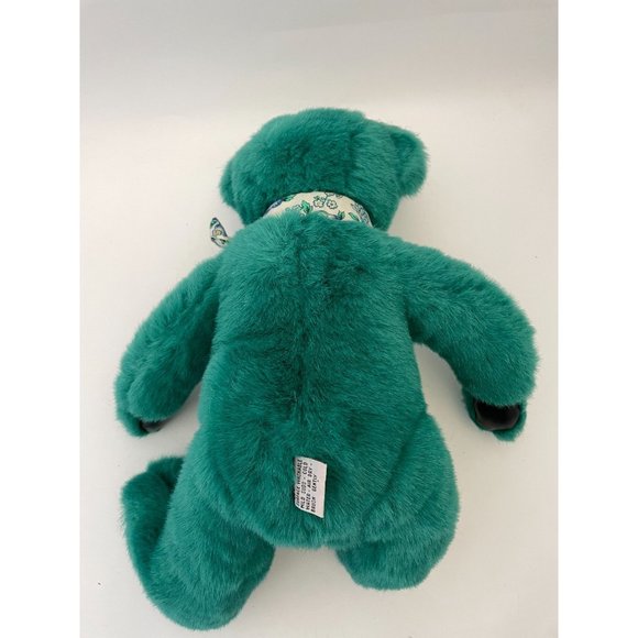 Gund | Toys | Vintage 992 Gund Victorias Secret Teal Teddy Bear Plush ...